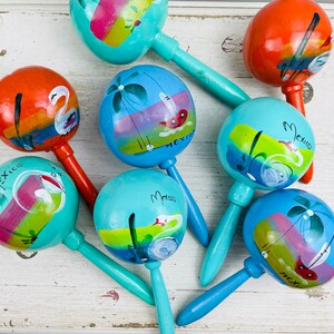 Mexican Maracas for Fiestas Weddings Party Favor Assorted Colors ...