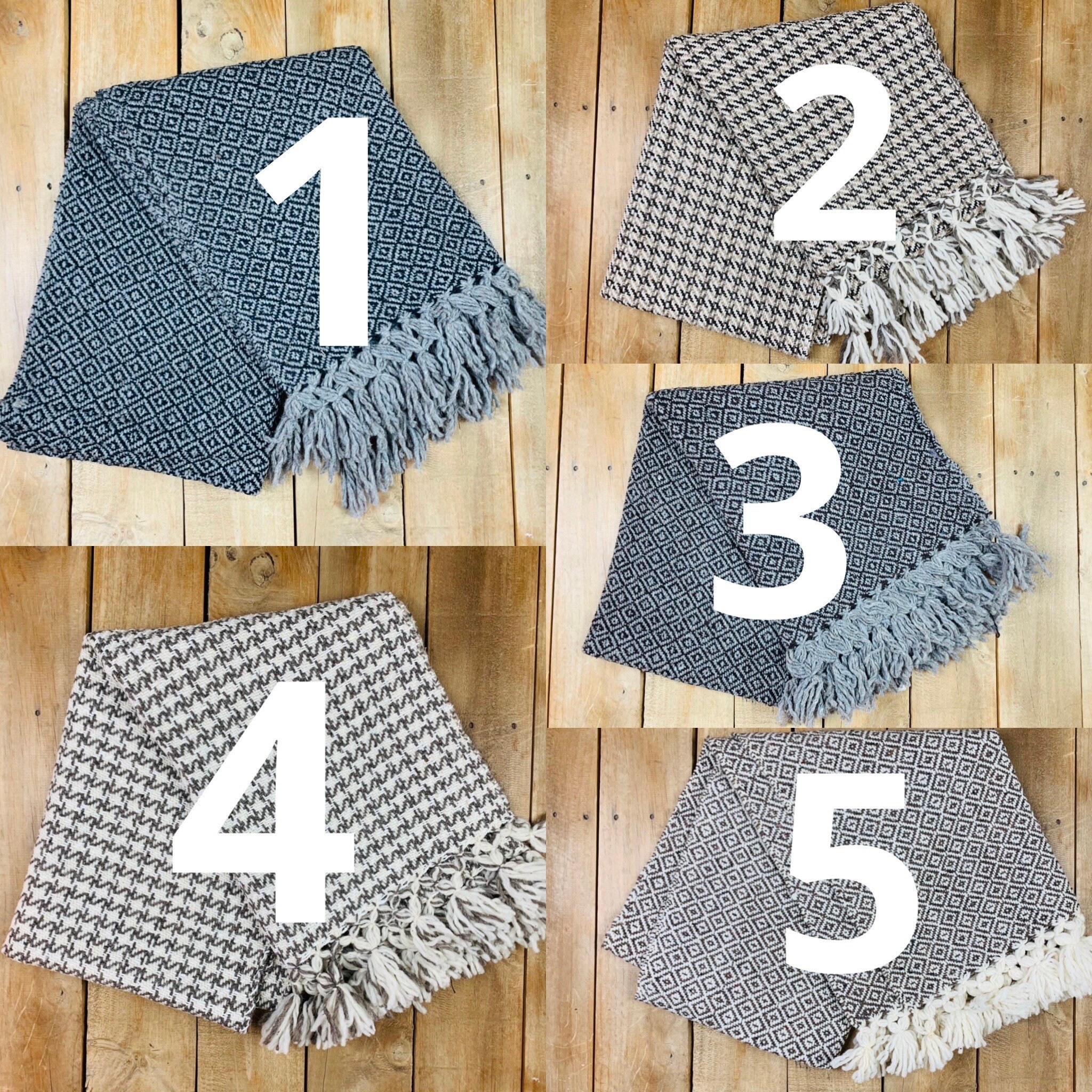 Wool Chunky Rebozo Scarf With Hand Knitted Fringe Winter Thick | Etsy