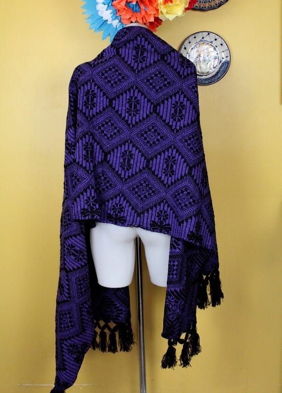 Mexican Scarf ( Rebozo)- Frida Kahlo- Poncho- Winter-… - Gem