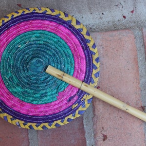 Fiesta Hand Woven Fans (set of 6)-handmade-palm Leaf-boho-fiesta-wall ...
