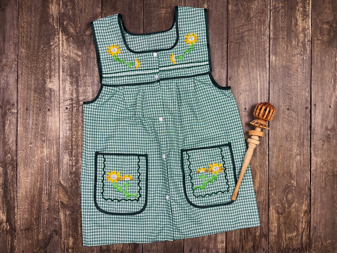 La Chacha Apron Traditional Hand Embroidered With Pocket Food Fiesta ...