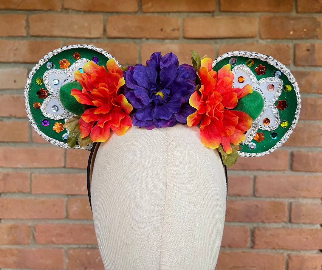 Frida Day of the Dead Fall Mariachi Mickey Ears Disneyland - Etsy