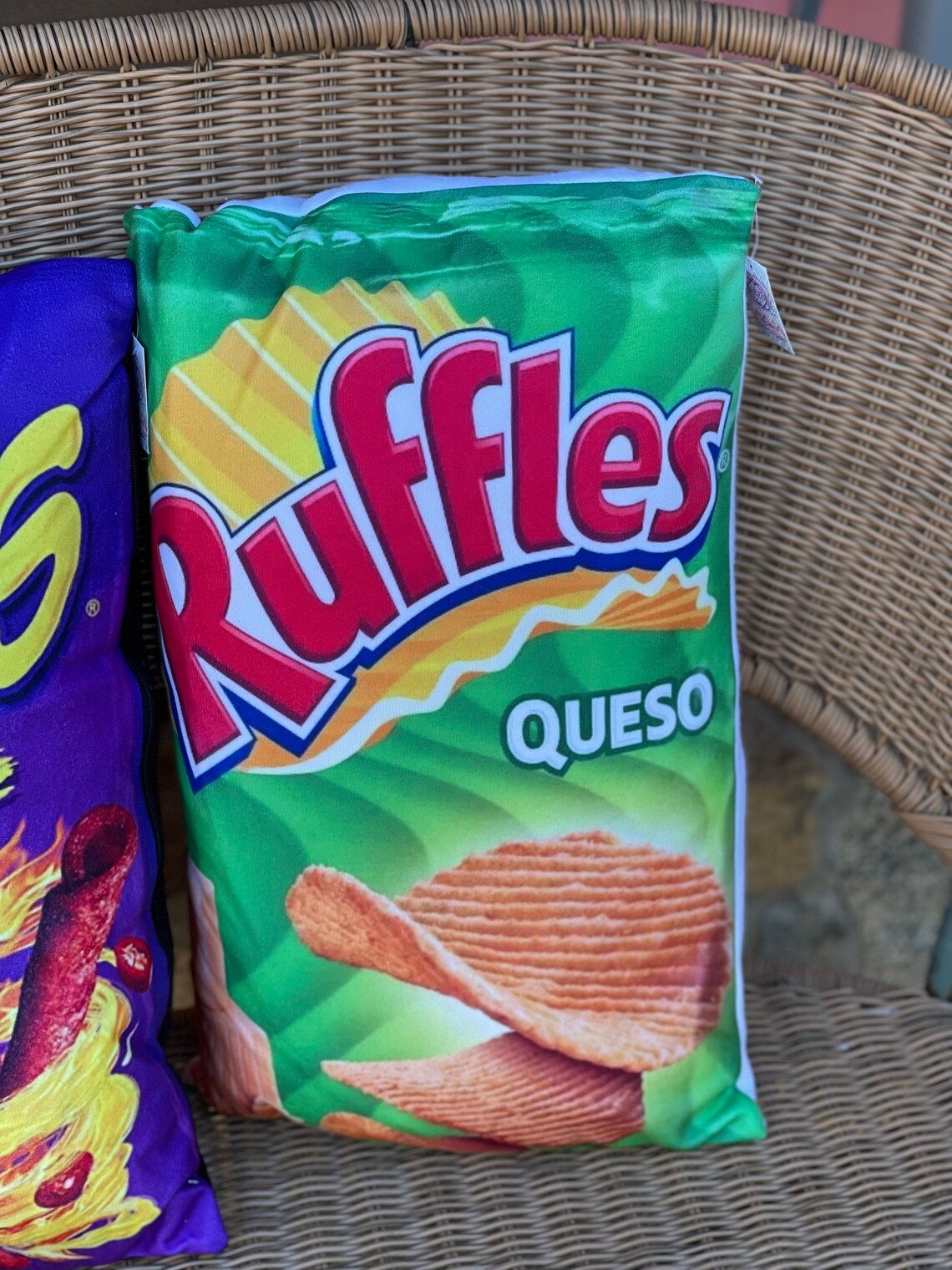 Takis Cheetos Ruffles Potato Chips Pillow Folk Art Taco Home - Etsy