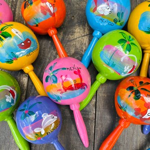 Mexican Maracas for Fiestas Weddings Party Favor Assorted Colors ...