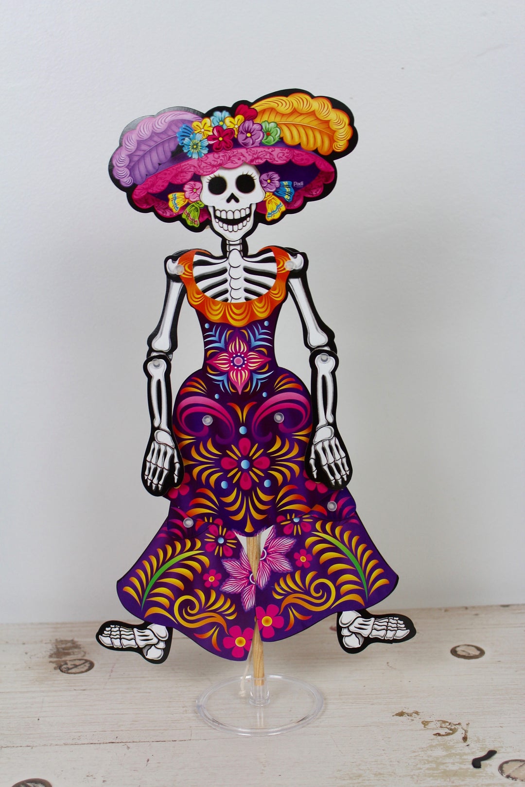 Bailando Catrina Títeres Decoración de la mesa Decoración del hogar Día ...