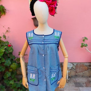 La Chacha Apron Traditional Hand Embroidered With Pocket Food Fiesta ...