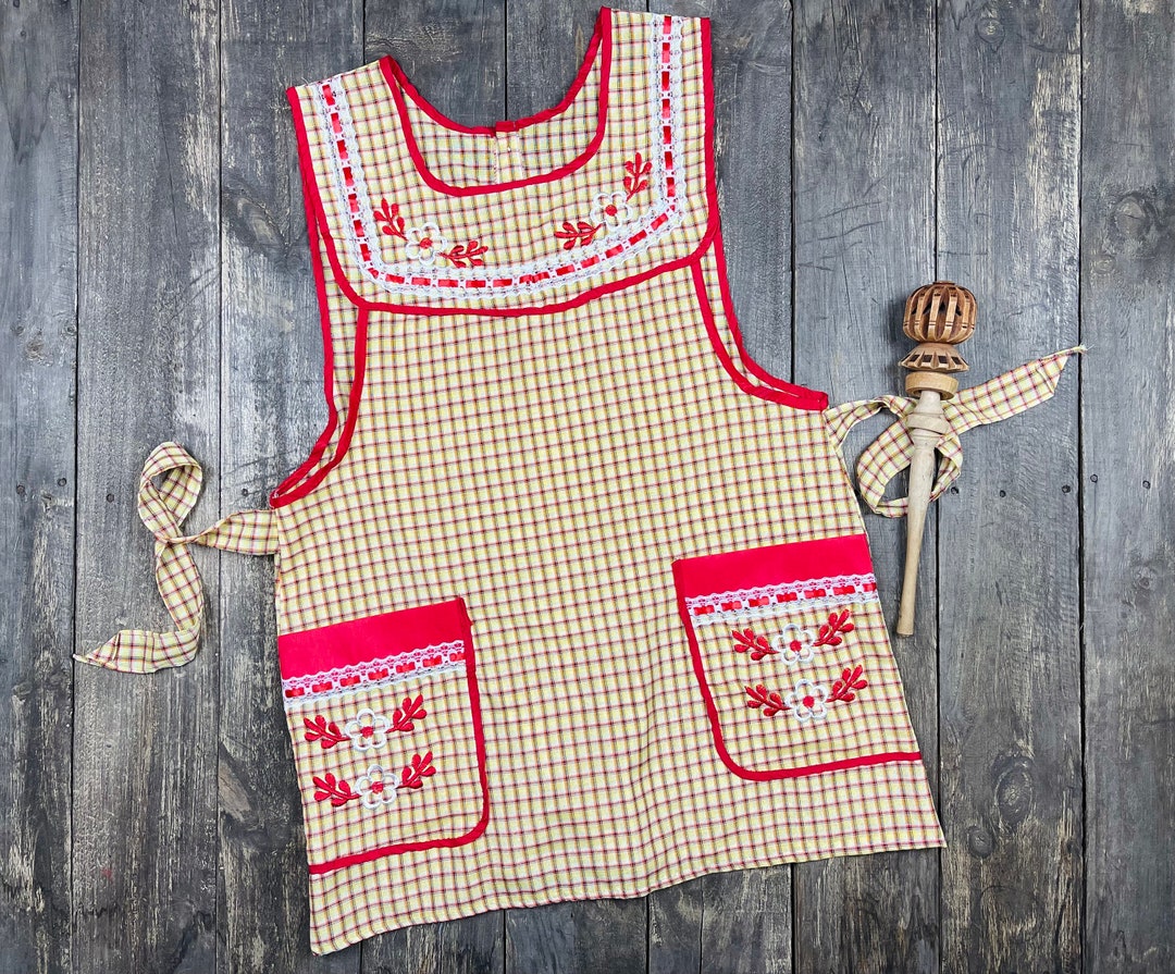 La Chacha Apron Traditional Hand Embroidered With Pocket Food Fiesta ...