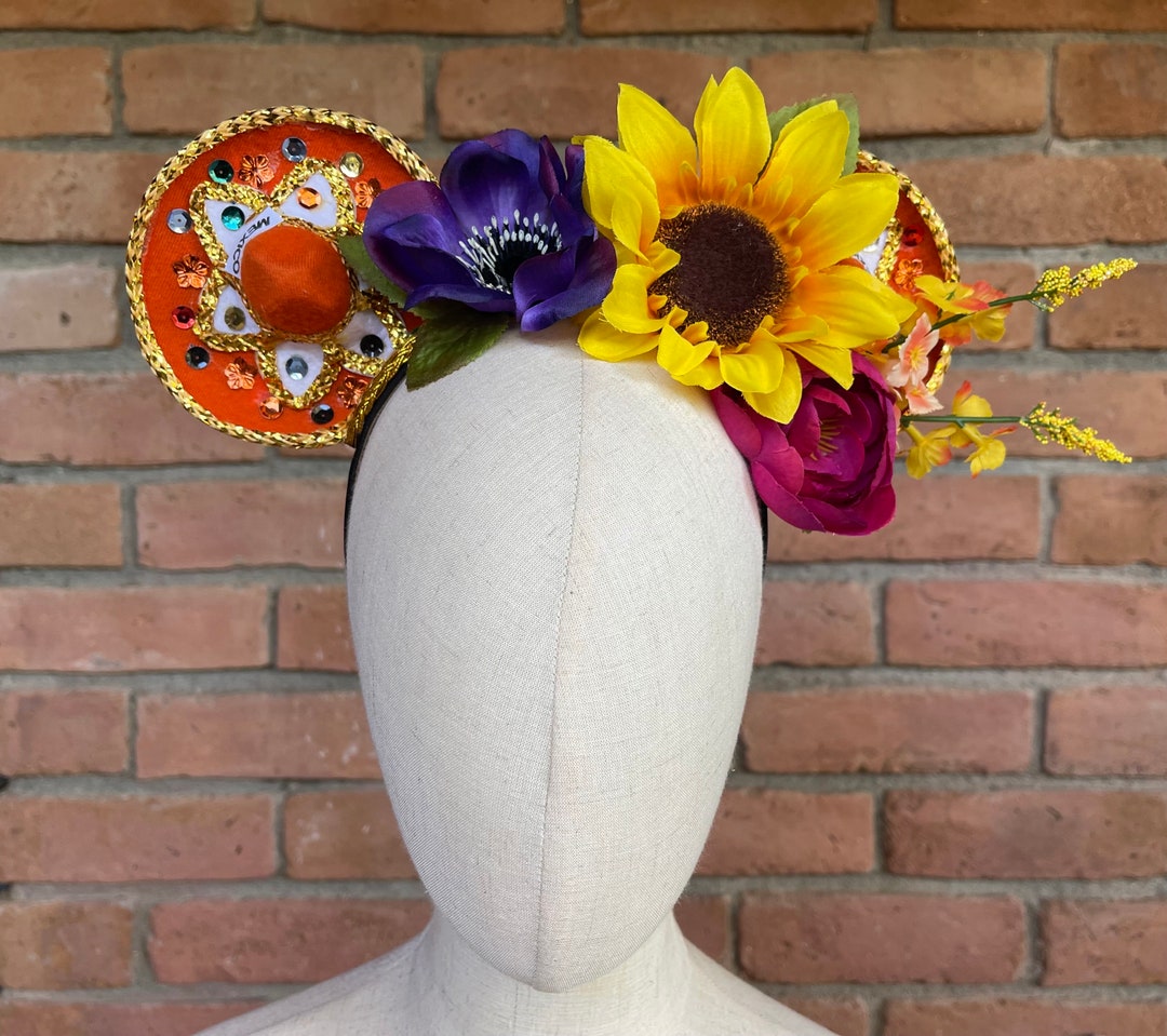 Frida Day of the Dead Mariachi Mickey Ears Disneyland Accessories ...