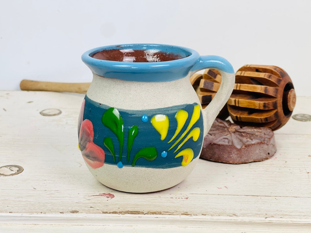 Hand Painted CERAMIC Clay Coffee Mug Cup Gift Idea Office - Etsy