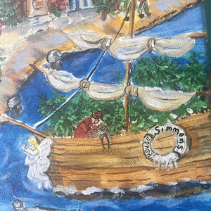 The Rouse Simmons Christmas Tree Ship Captained by Captain Schuenemann Original Design by Artist ...