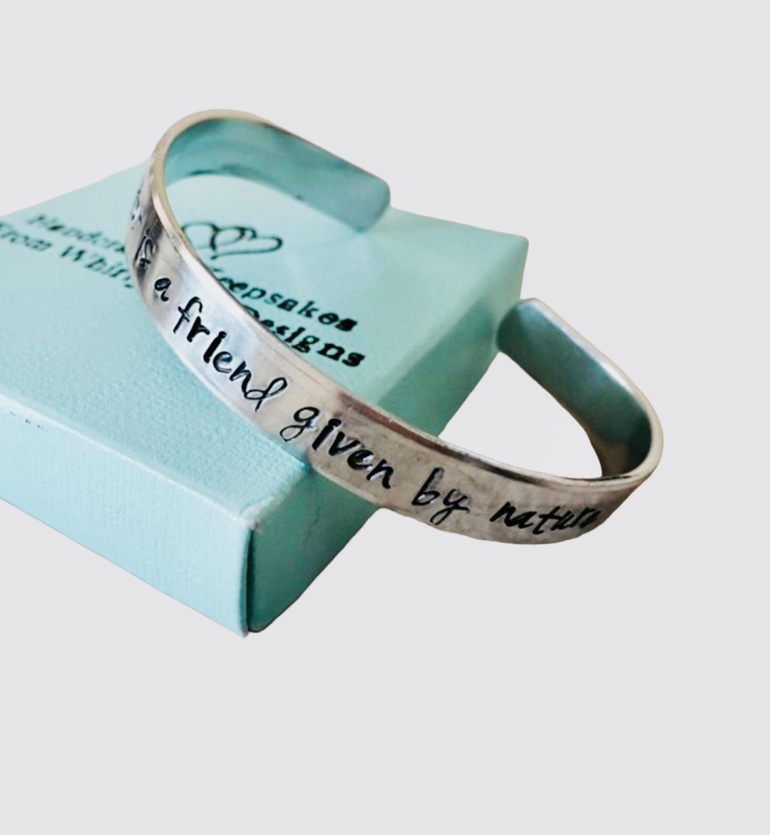 SALE a Cousin is Friend Given by Nature Personalized Cousin Gift Cuff ...