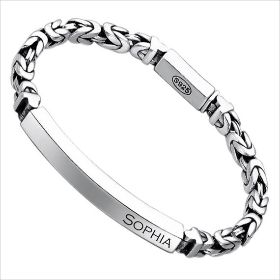 Chandi ke bracelet gents store