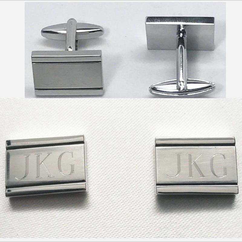 Monogram Cufflinks - Etsy