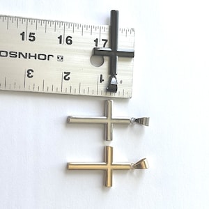 Personalized CROSS NECKLACE Men Women Custom Engraved Cross ...