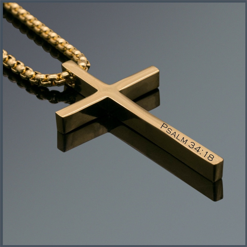 Personalized Stainless Steel Men Fashion Jewelry Cross - Etsy