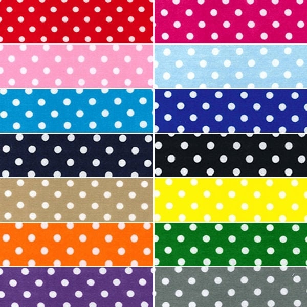 Polka Dot Fabric - Etsy UK
