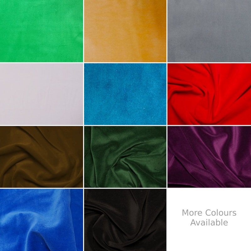Black Velvet Fashion Fabric - Etsy UK