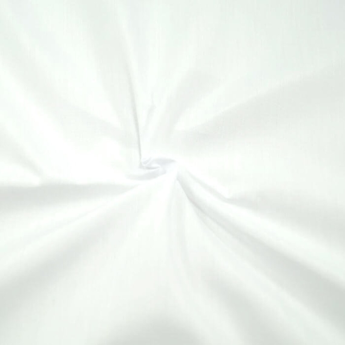 White Plain Polycotton Fabric Coloured Poly Cotton Dress Craft - Etsy UK