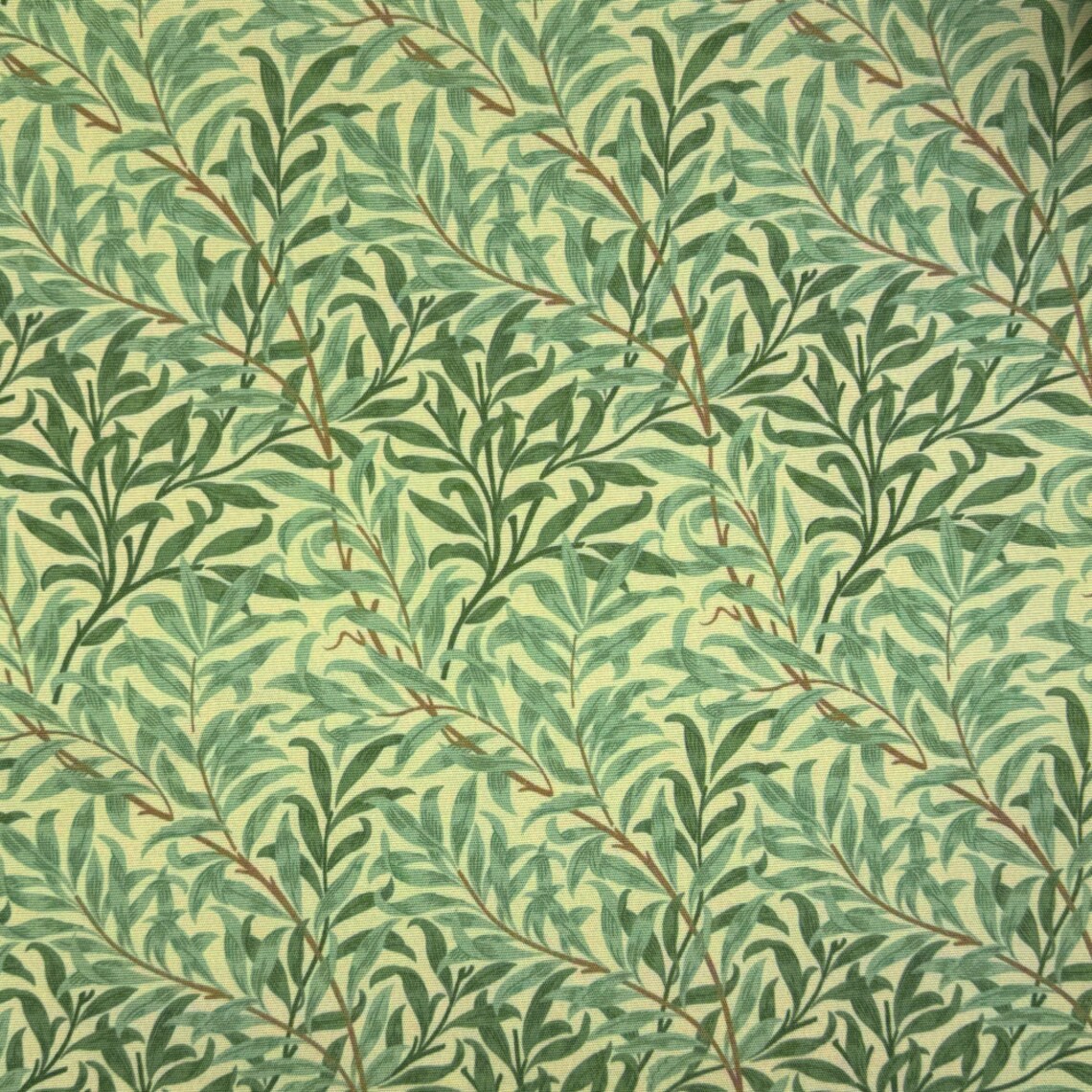 PU Coated Water Repellent Fabric William Morris Digital Willow Bough ...