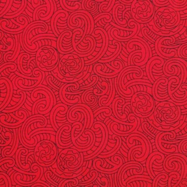 100% Cotton Patchwork Fabric Nutex Ponga Koru Abstract Pattern - Etsy UK