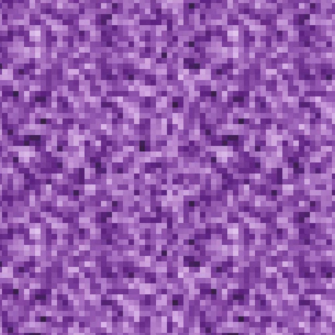 100% Cotton Digital Fabric Pixel Blocks Minecraft Crafty 140cm | Etsy