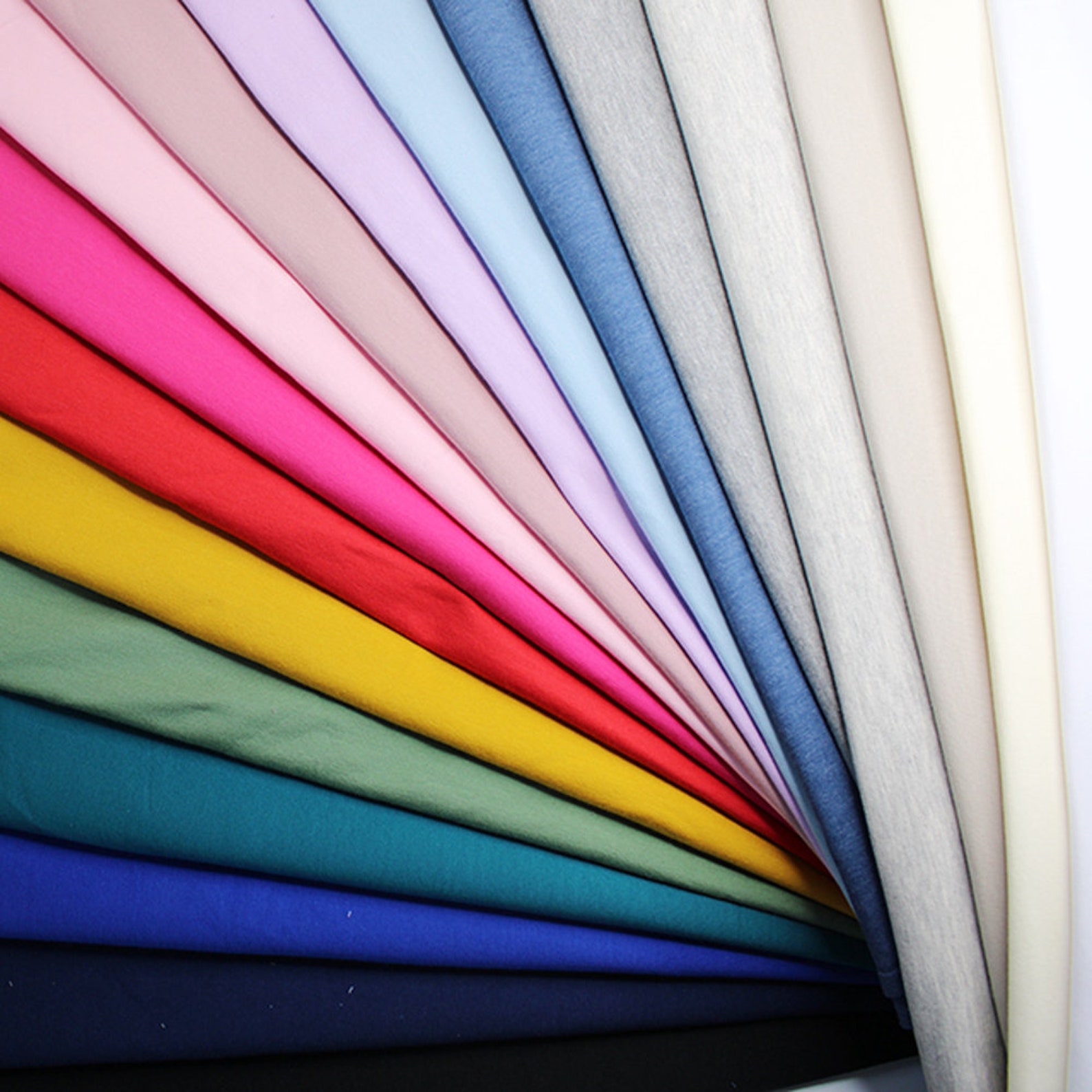 French Terry Loopback Cotton Jersey Fabric Solid Plain - Etsy UK