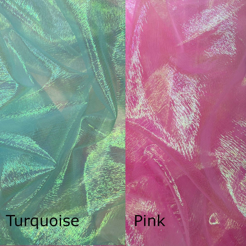 Shimmer Organza Fabric Pearlescent Iridescent Bridal Wedding - Etsy UK