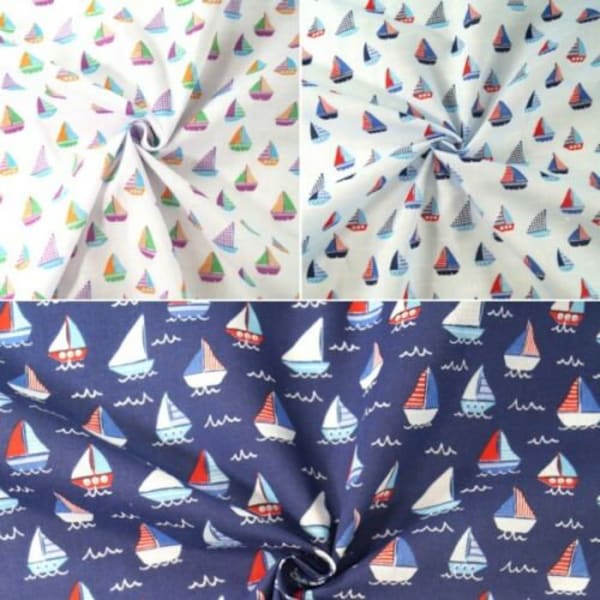 Nautical Fabric - Etsy UK