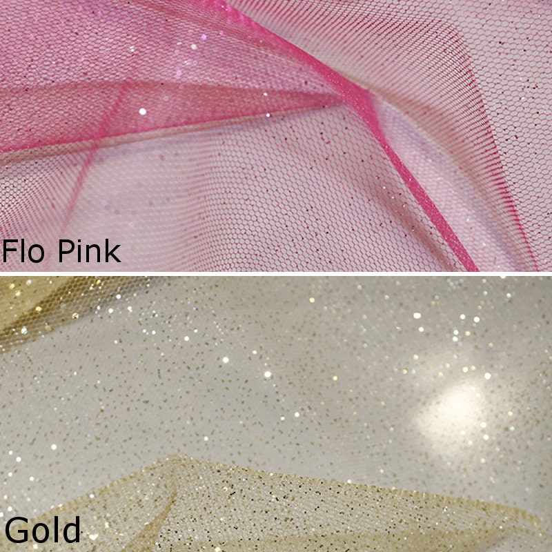 Glitter Tulle Fabric Soft Dress Net Sheer 150cm Wide - Etsy UK