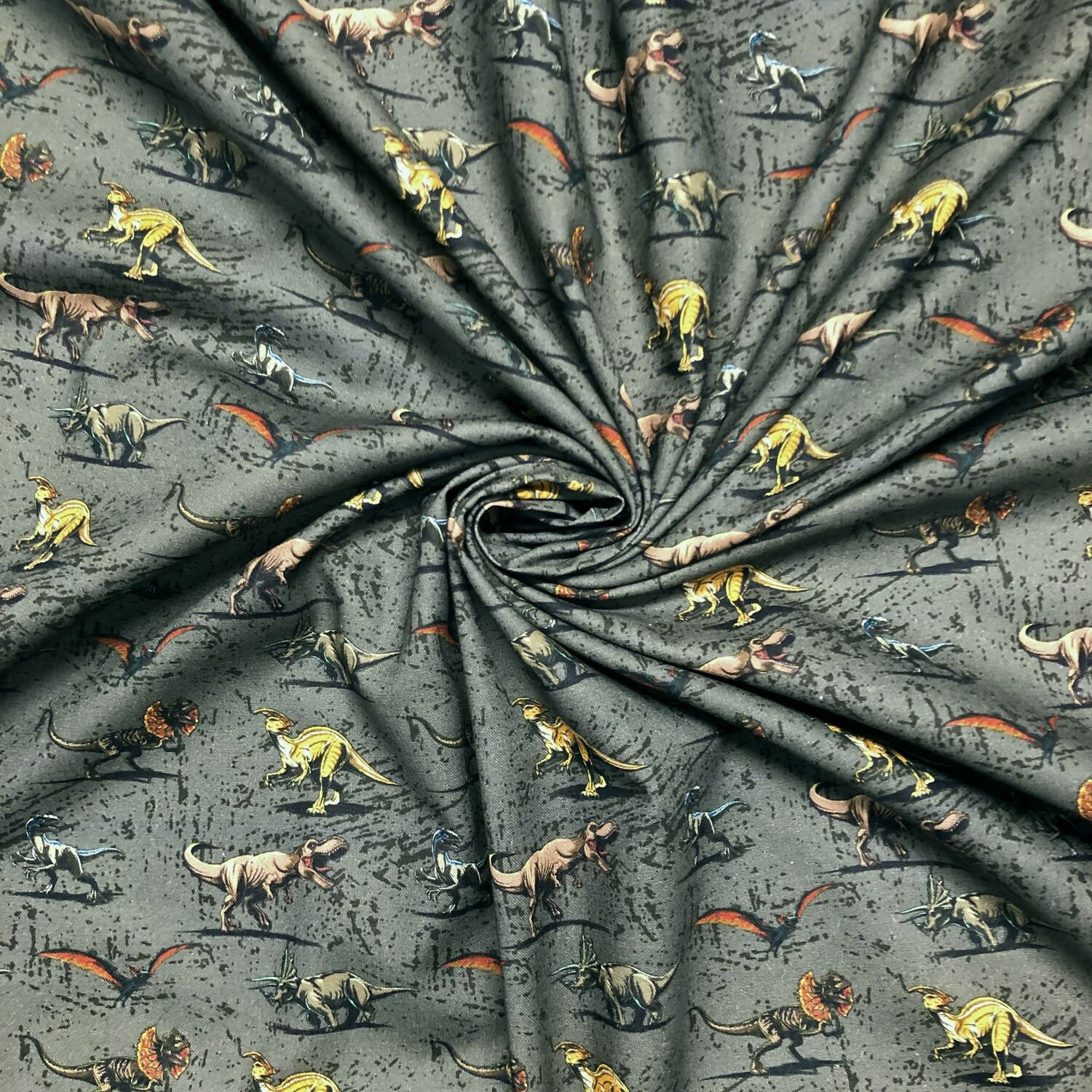 100% Cotton Digital Fabric Jurassic Park Dinosaurs T-rex 140cm - Etsy UK