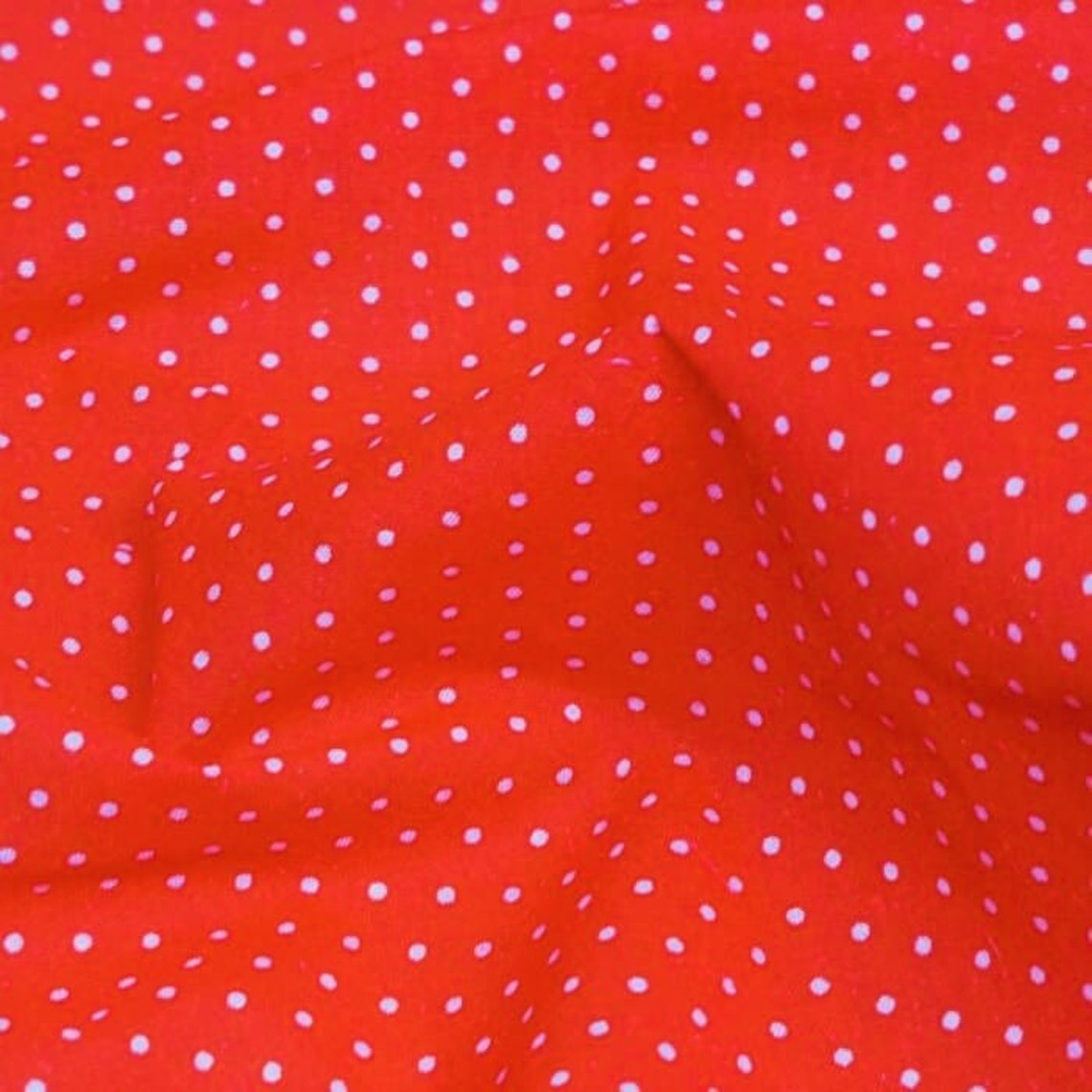 Polycotton Fabric Pin Spot Polka Dots Dotty Dress Craft Poly - Etsy UK