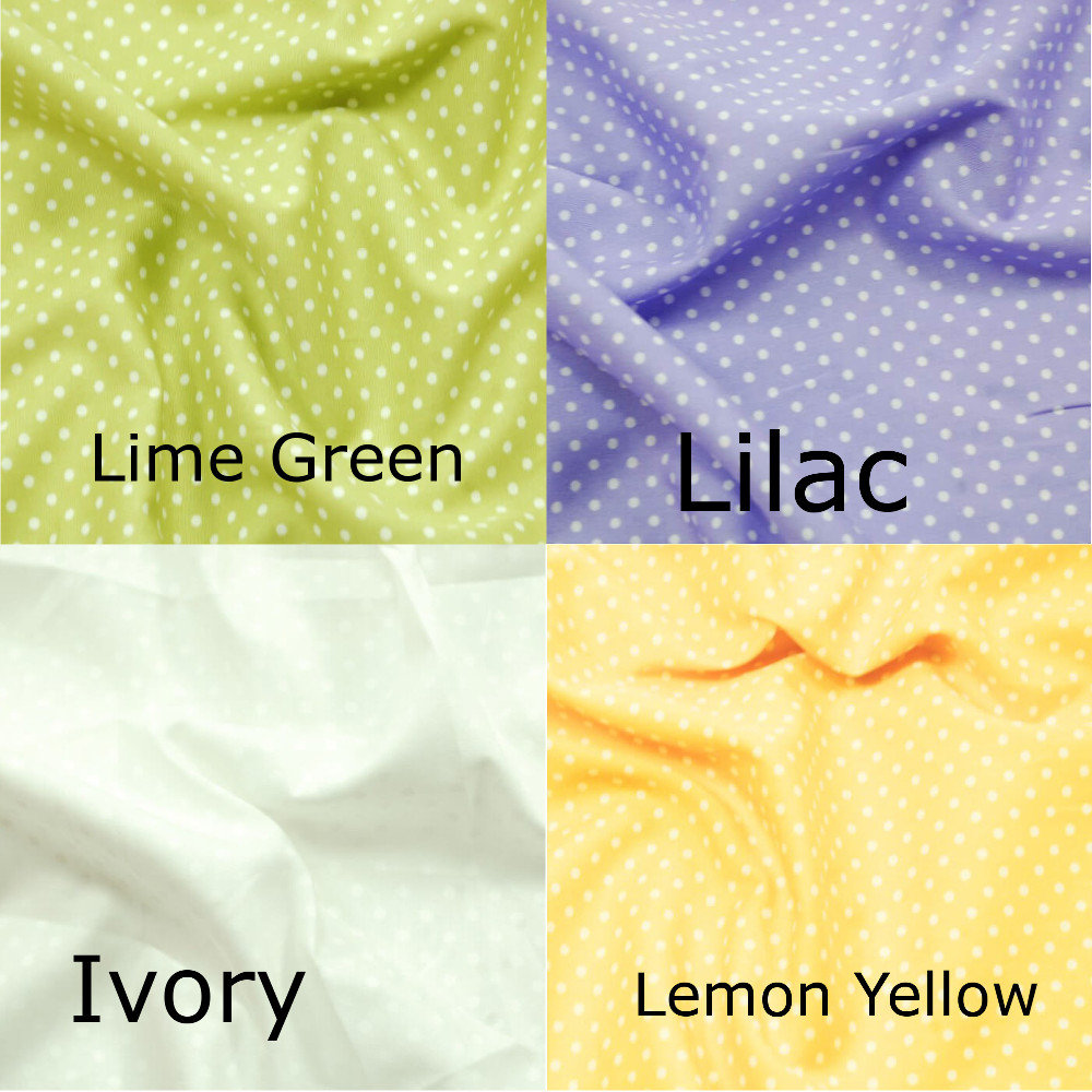 100% Cotton Poplin Fabric Rose & Hubble 3mm Spots Polka Dots - Etsy UK