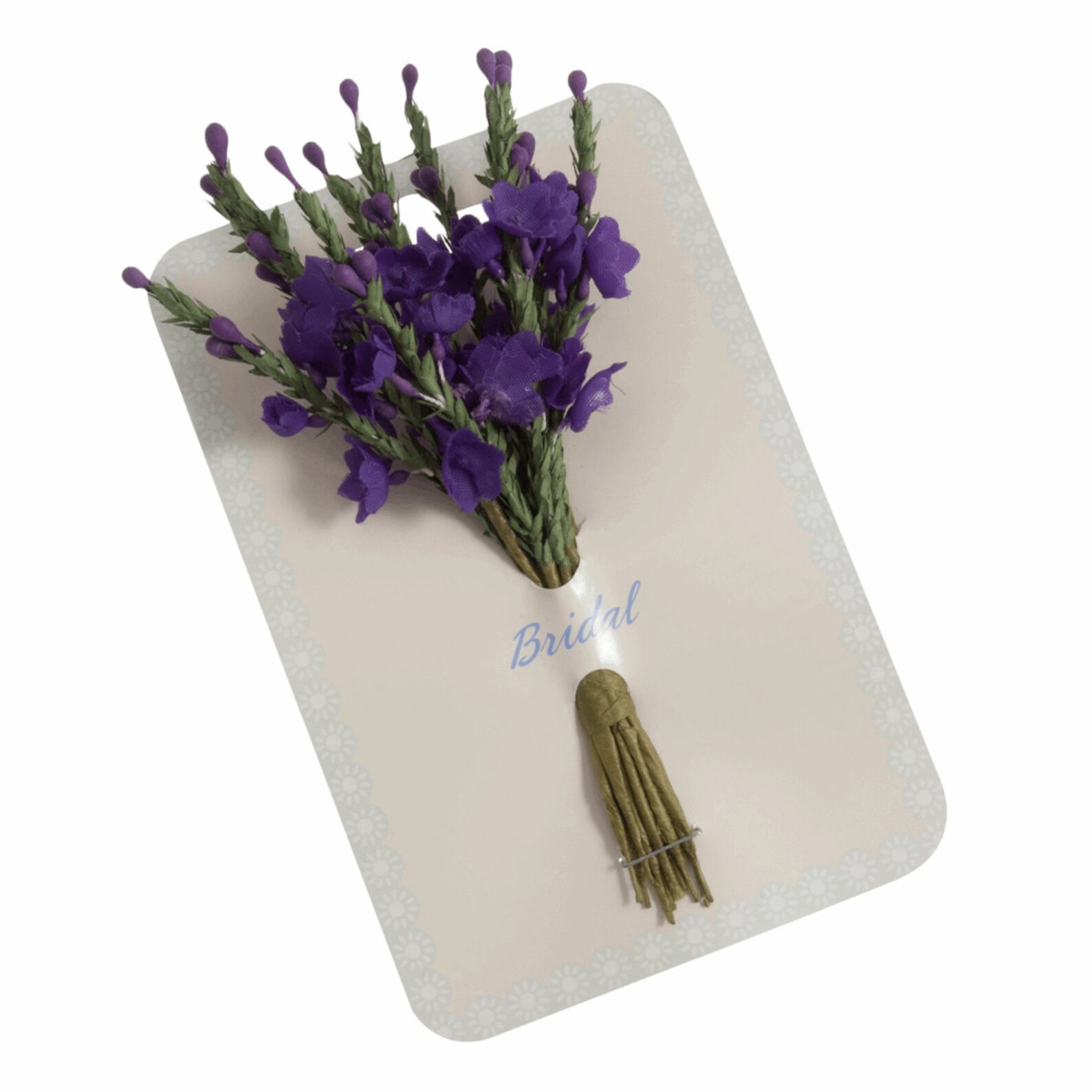 Artificial Heather Floral Spray 12 Stems Buttonholes Wedding Coat ...