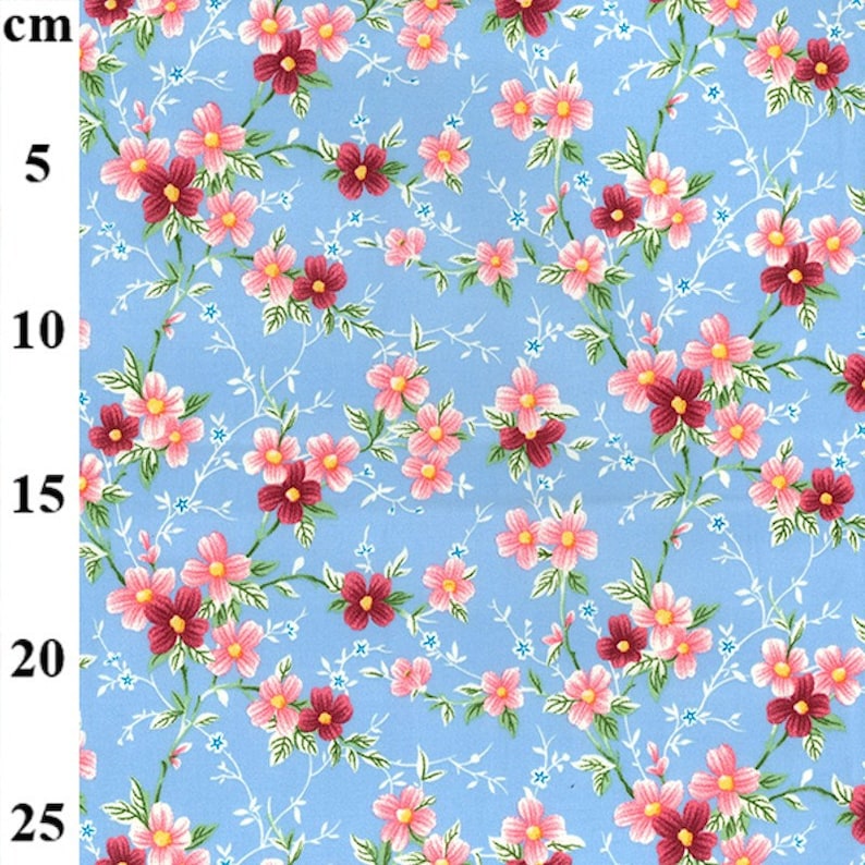 100% Cotton Poplin Fabric Rose & Hubble Purcell Place Daisy - Etsy