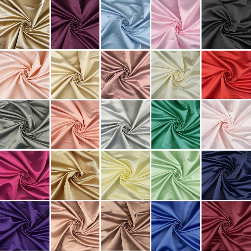 Silk Satin Sage Fabric - Etsy UK