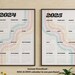 2024-2025 Digital Print Calendars - Multiple Sizes - 16x20 8x10 18x24 ...