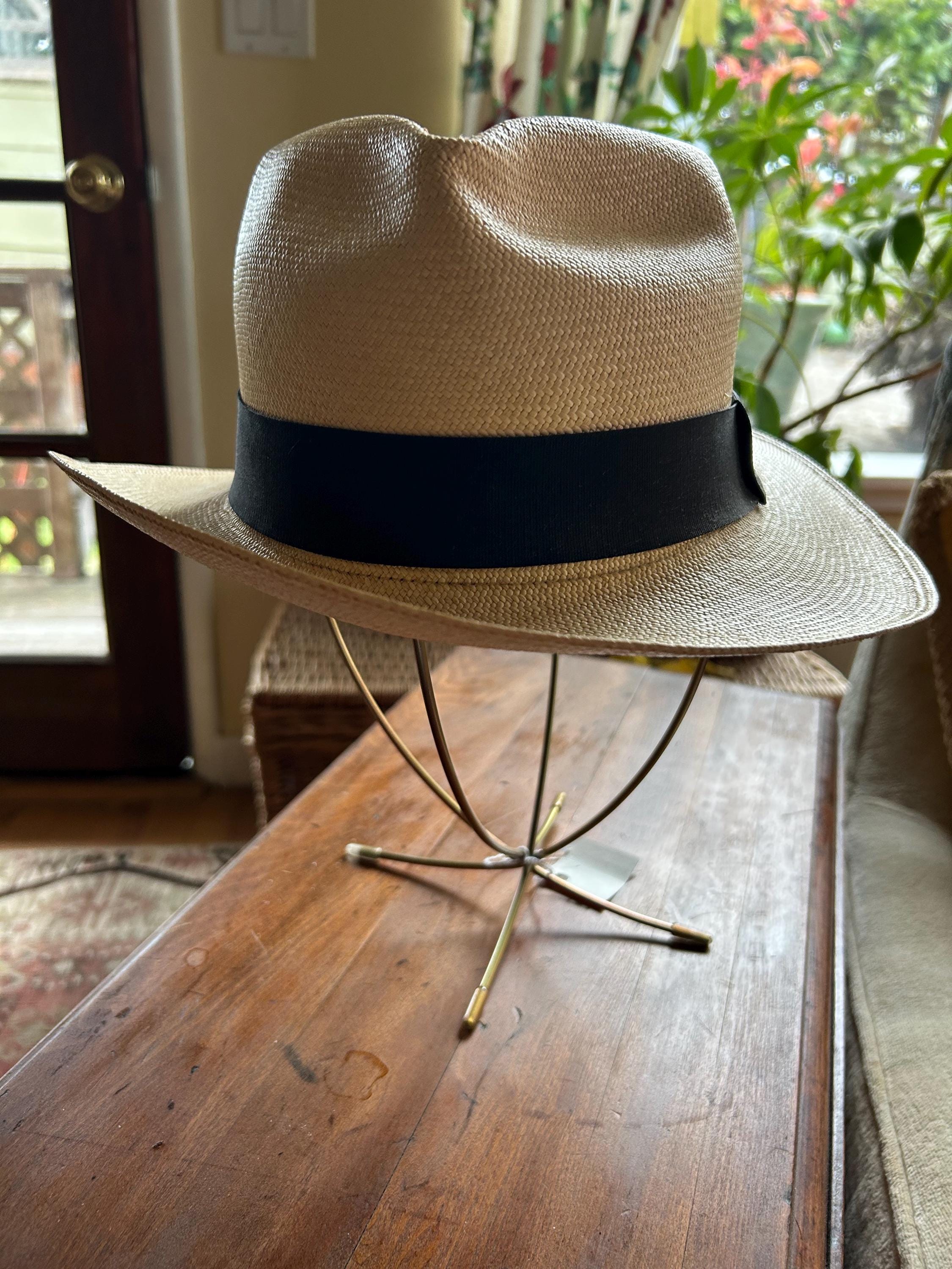 Genuine Vintage Panama Man Hat - Made in Ecuador - Etsy