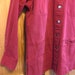 VTG 80s Mens Faconnable Red Cotton Shirt Jacket Lightweight St Tropez ...