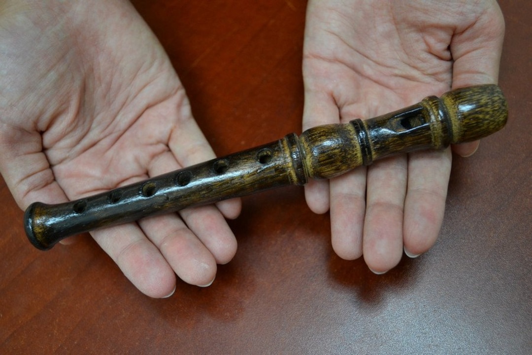 CARVED WOOD Whistle Flute 8" - Etsy