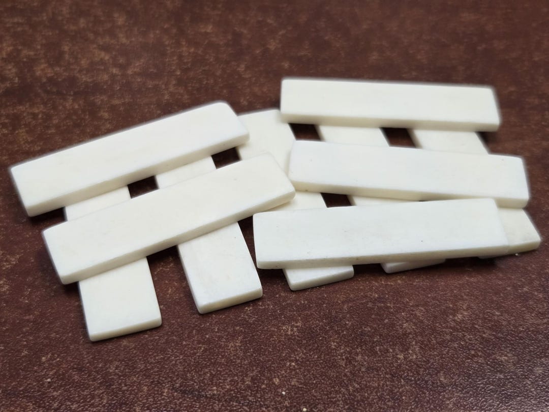 Buffalo BONE Blank INLAY Material Craft 50 X 13 X 2.5mm - Etsy