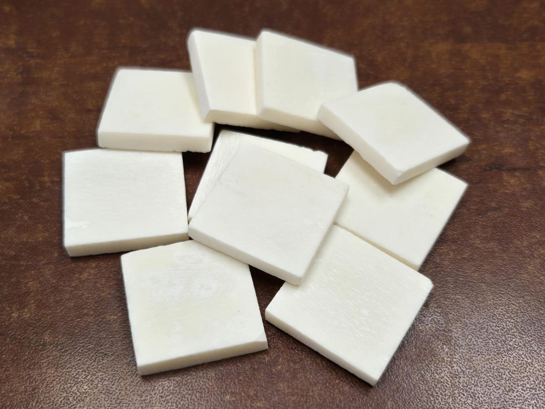 Buffalo BONE Blank INLAY Material Craft 25 X 25 X 5mm - Etsy