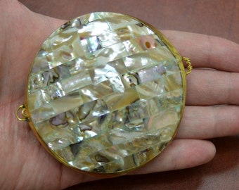 Red ABALONE Shell TRINKET Box Coin Purse - Etsy