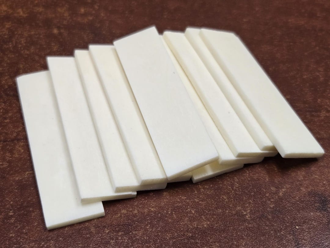 Buffalo BONE Blank INLAY Material Craft 75 X 20 X 3mm - Etsy