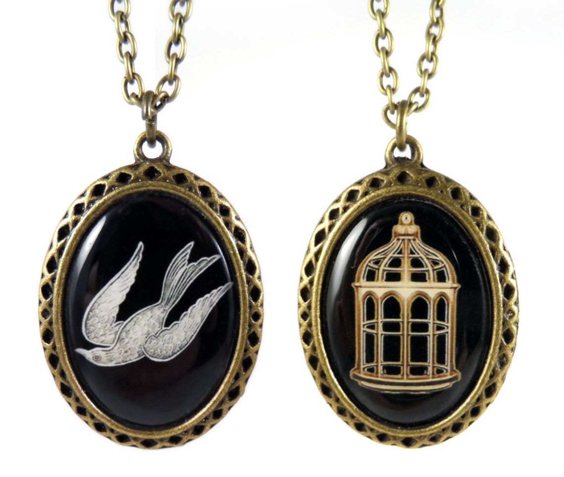 Bioshock Infinite Bird/cage Necklace - Etsy UK