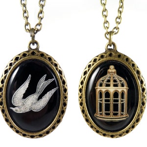 Bioshock Infinite Bird/cage Necklace - Etsy UK