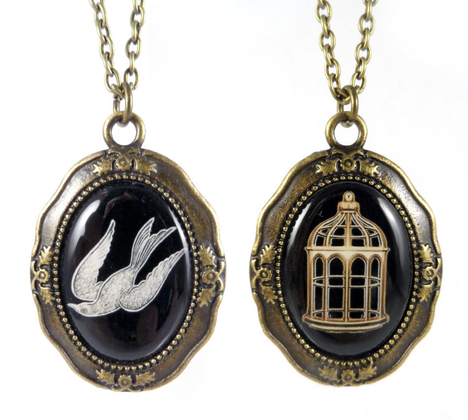 Bioshock Infinite Bird/cage Necklace - Etsy UK