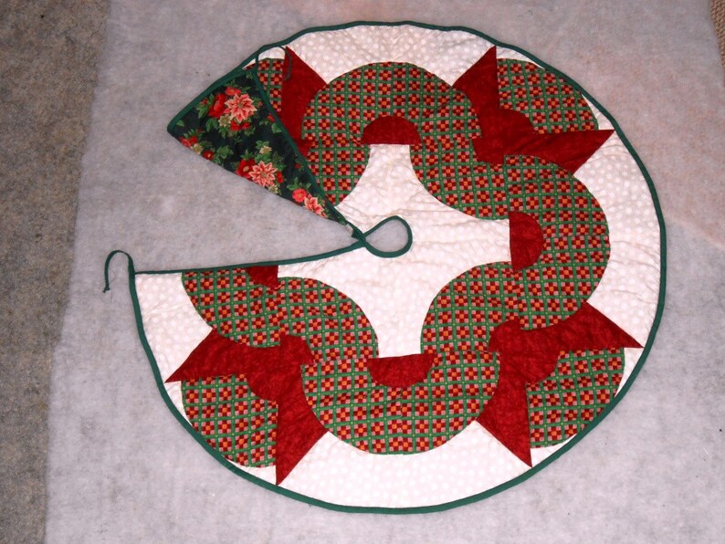 Angel Wings Pieced Tree Skirt - Etsy
