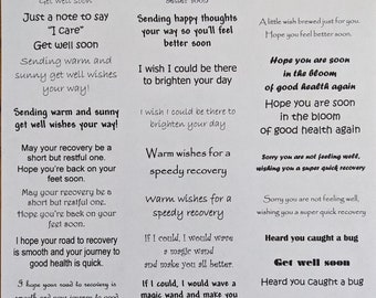 Print Your Own Birthday Card Sentiments - Etsy