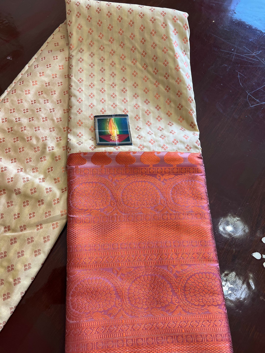 Pure Kanchi Pattu Saree With Matching Blouse Piece Attached . Gifting ...