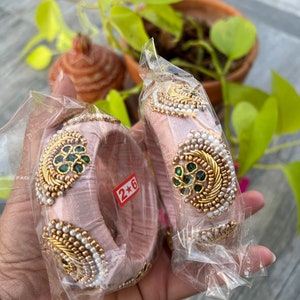 Handmade Maggam Work Bangle , Gift for Her, 2.6 Inches Size Bangle , No Alergy Material, Soft ...